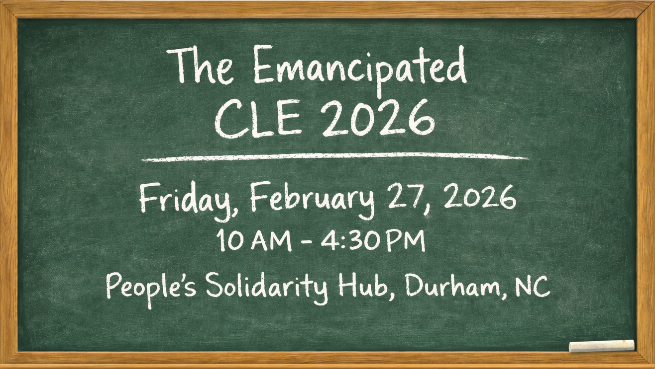Join Us at the Emancipated CLE 2026, February 27, 2026 - Emancipate ...